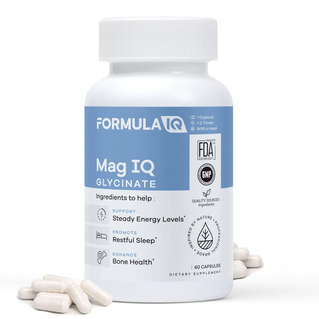 Formula IQ magnesium glycinate capsules