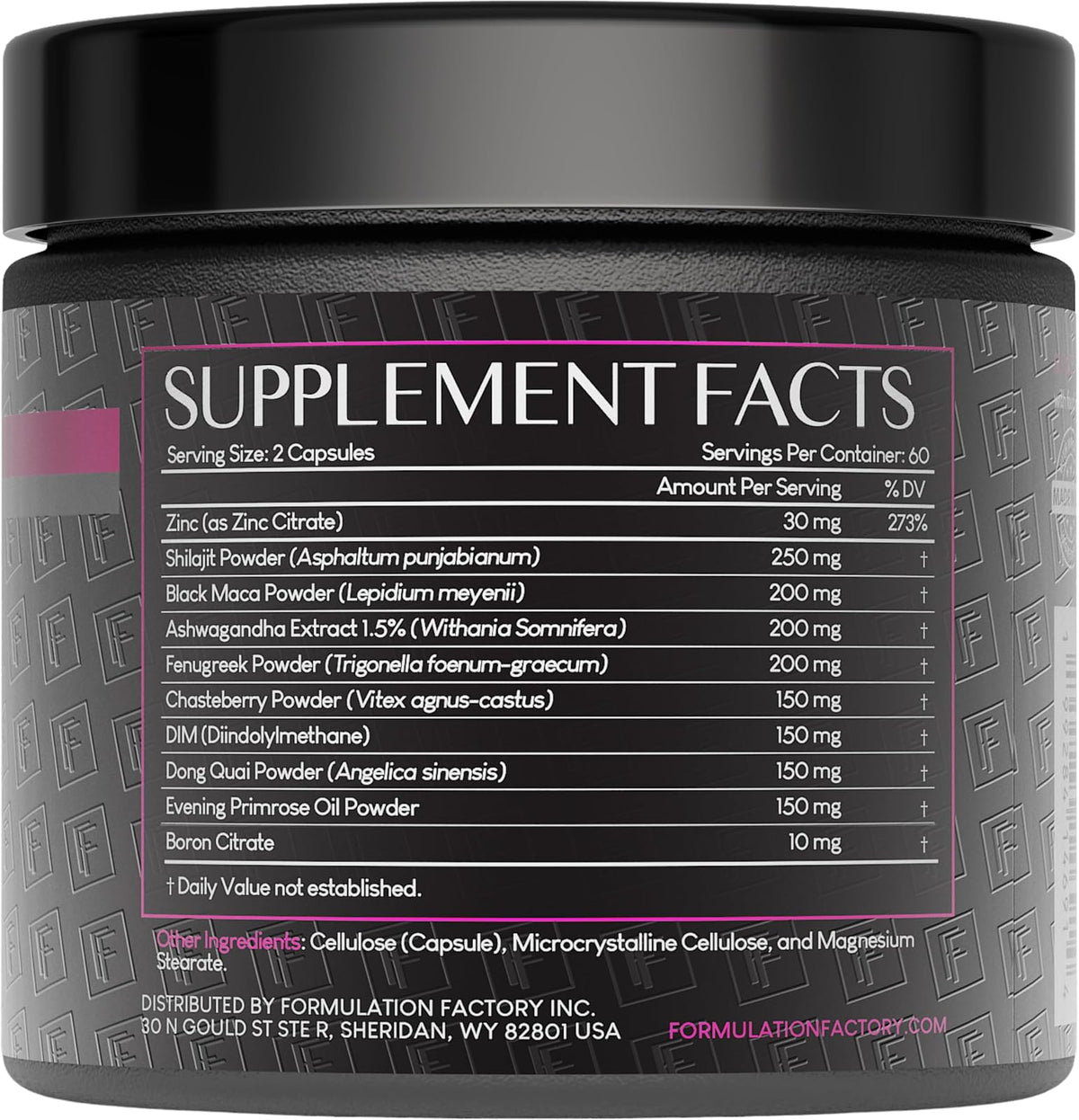 Formulation Factory hormone support capsules