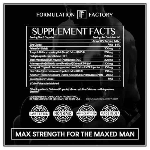 Formulation Factory men's health formula