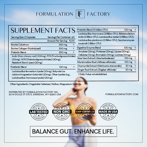 Formulation Factory probiotics for wellness
