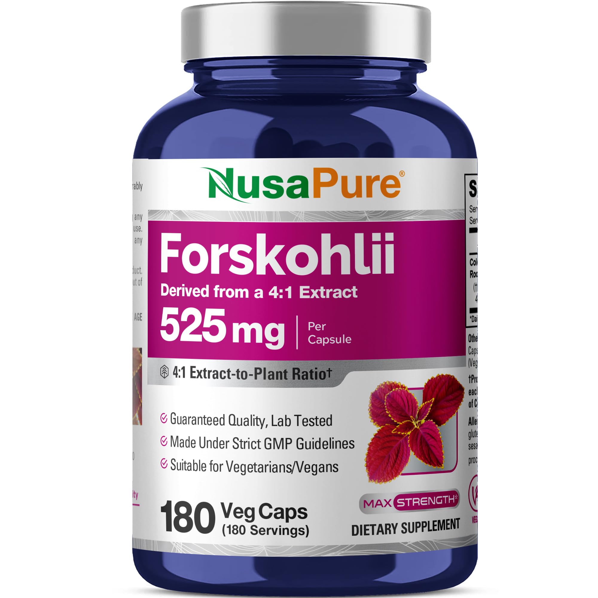 Forskohlii vegan veggie capsules