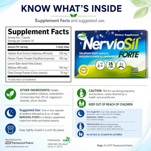 Forte valerian for natural sleep
