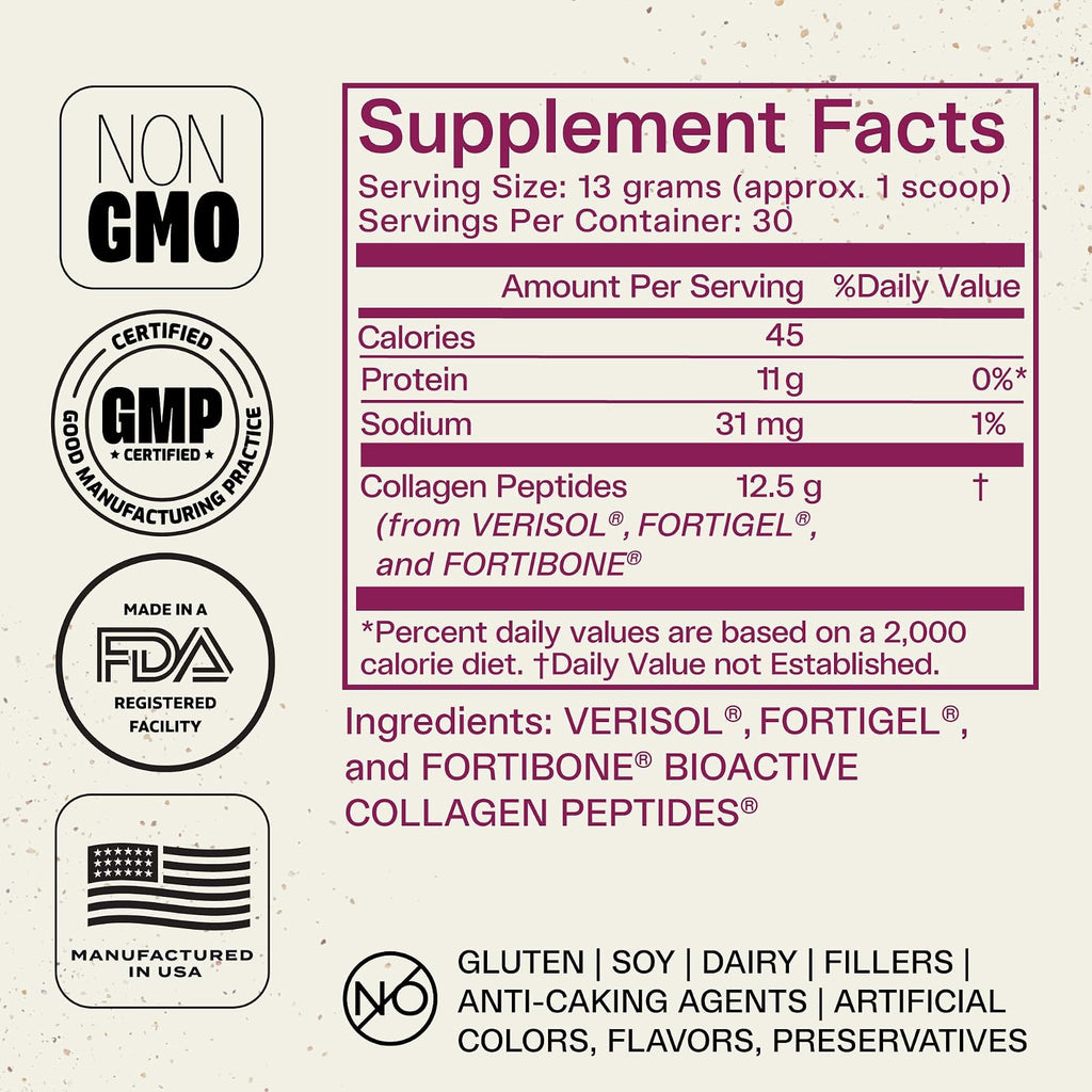 FORTIBONE collagen for improved elasticity