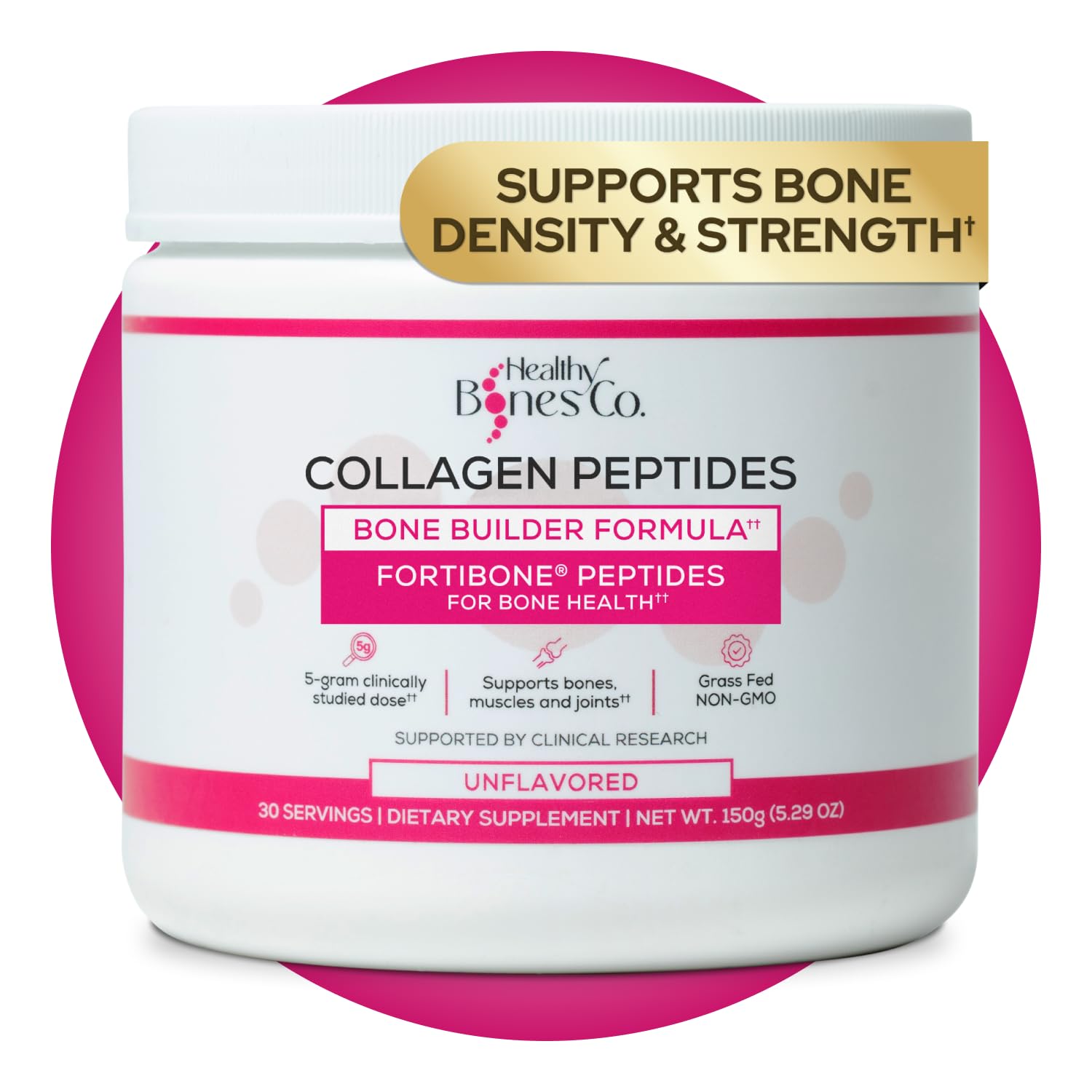 FORTIBONE collagen peptides powder benefits