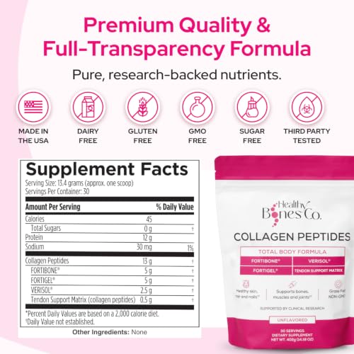 FORTIBONE collagen powder for healthy hair