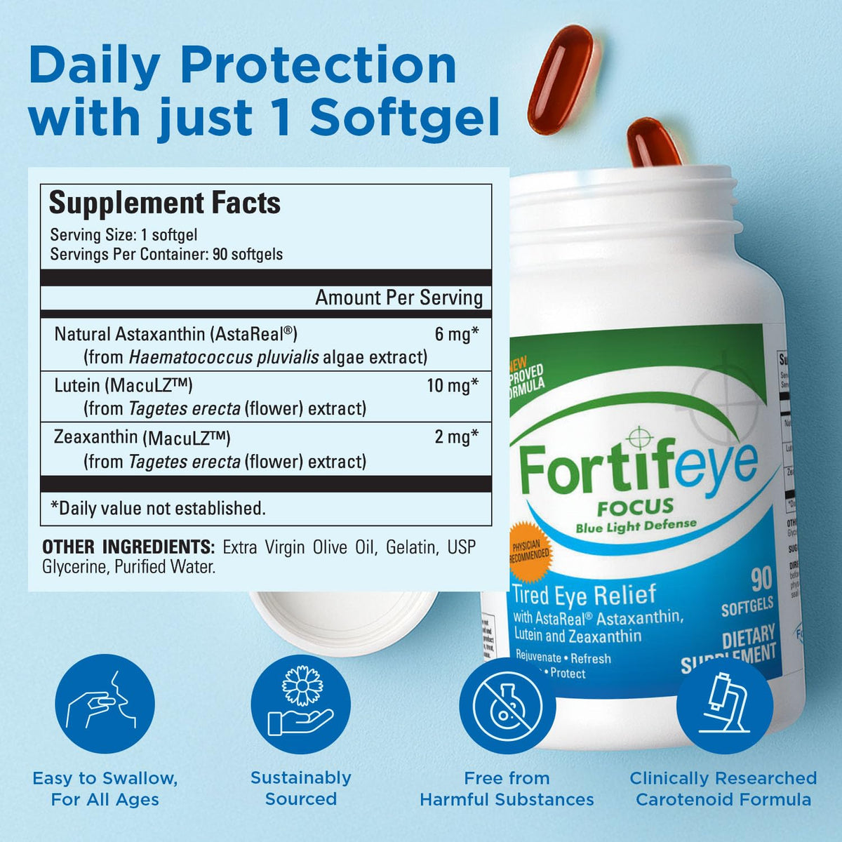Fortifeye Focus for better eye health