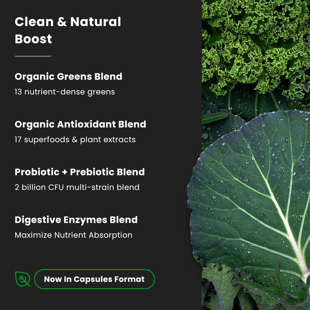 fortified capsules with 40+ whole foods