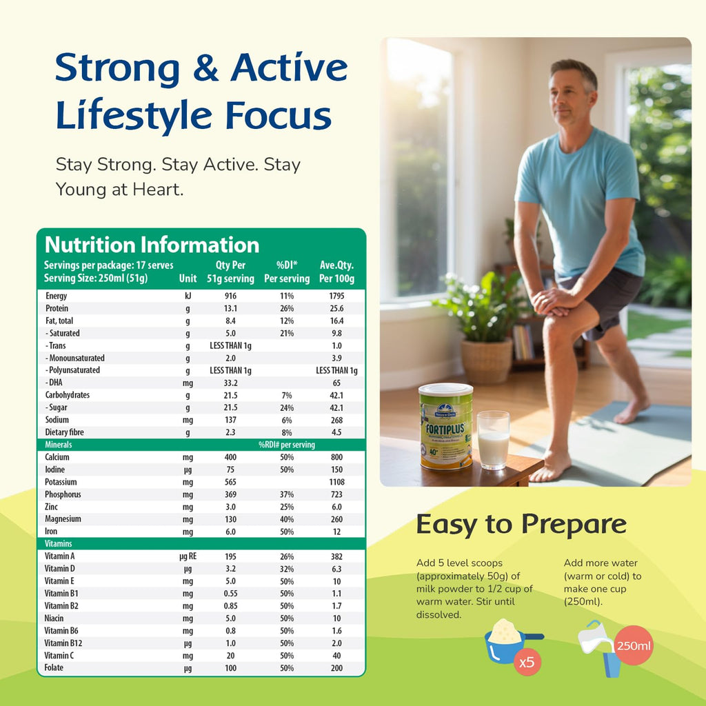 fortified nutrition powder for seniors