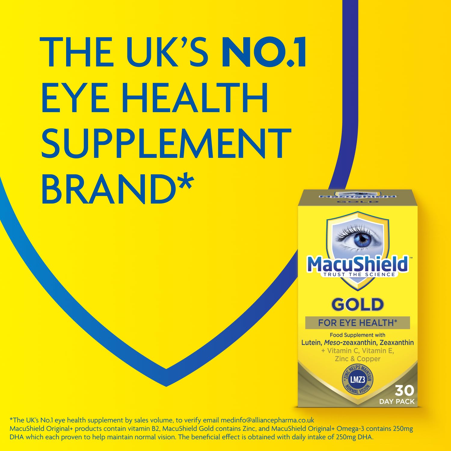fortified with lutein and zeaxanthin