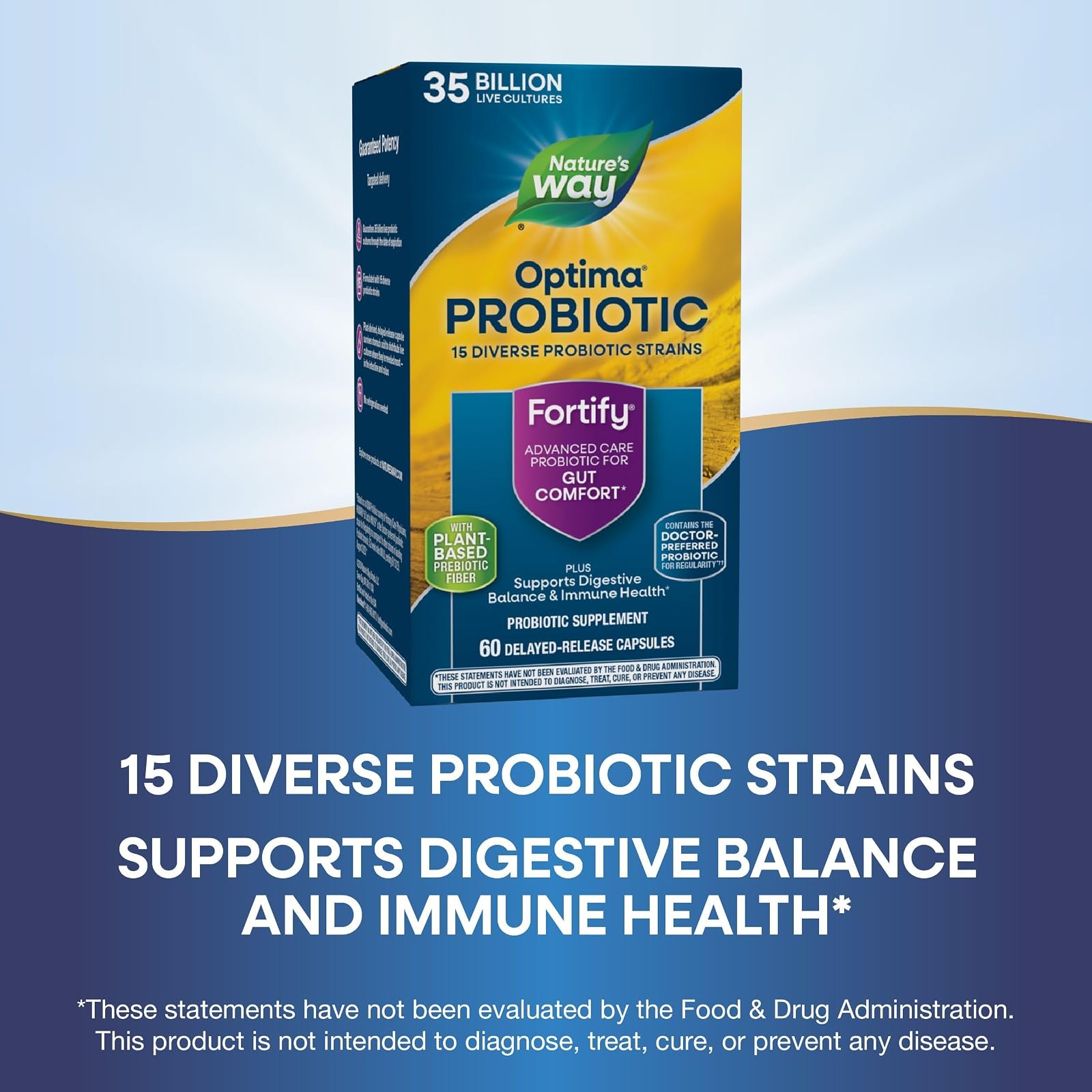 Fortify Optima probiotic benefits