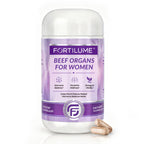 fortilume beef organ supplement capsules
