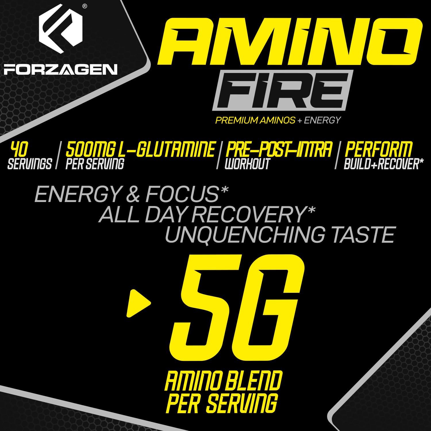 Forzagen amino fire performance boost