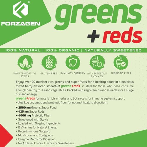 Forzagen vegan reds for immune support