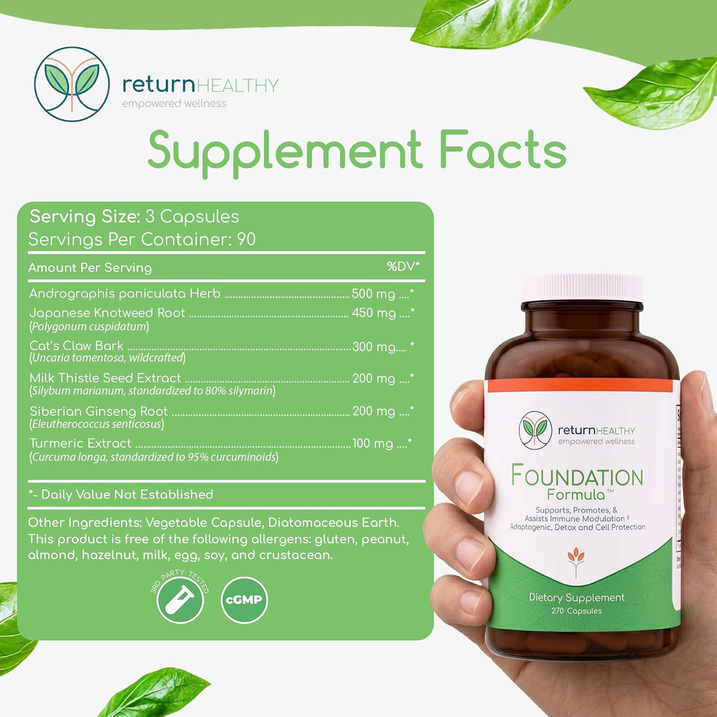 Foundation Formula immune health supplement
