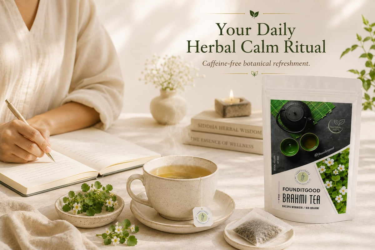 FounditGood herbal tea for focus