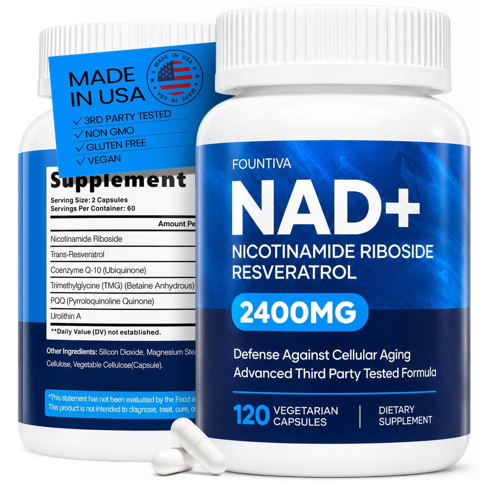FOUNTIVA liposomal NAD supplement benefits