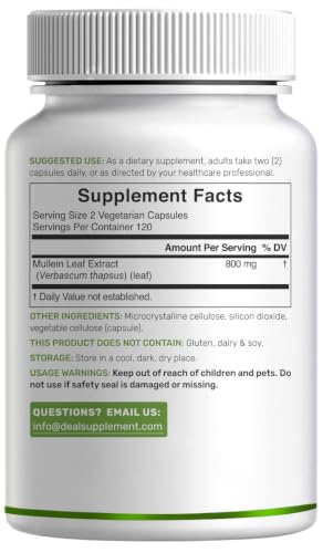four month supply of mullein extract