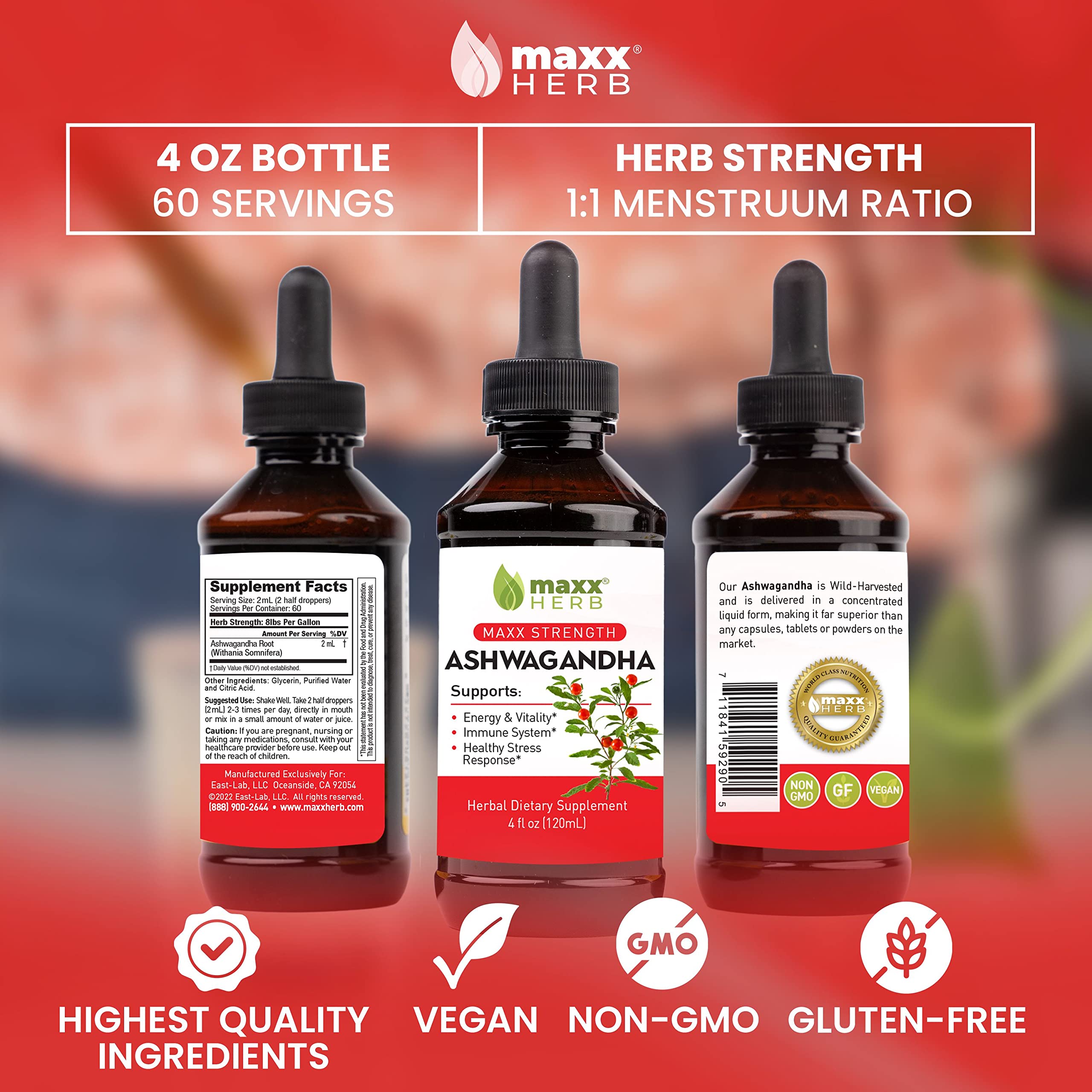 four pack ashwagandha for value savings