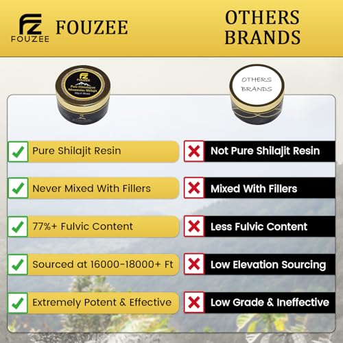 FOUZEE Pure Himalayan shilajit review