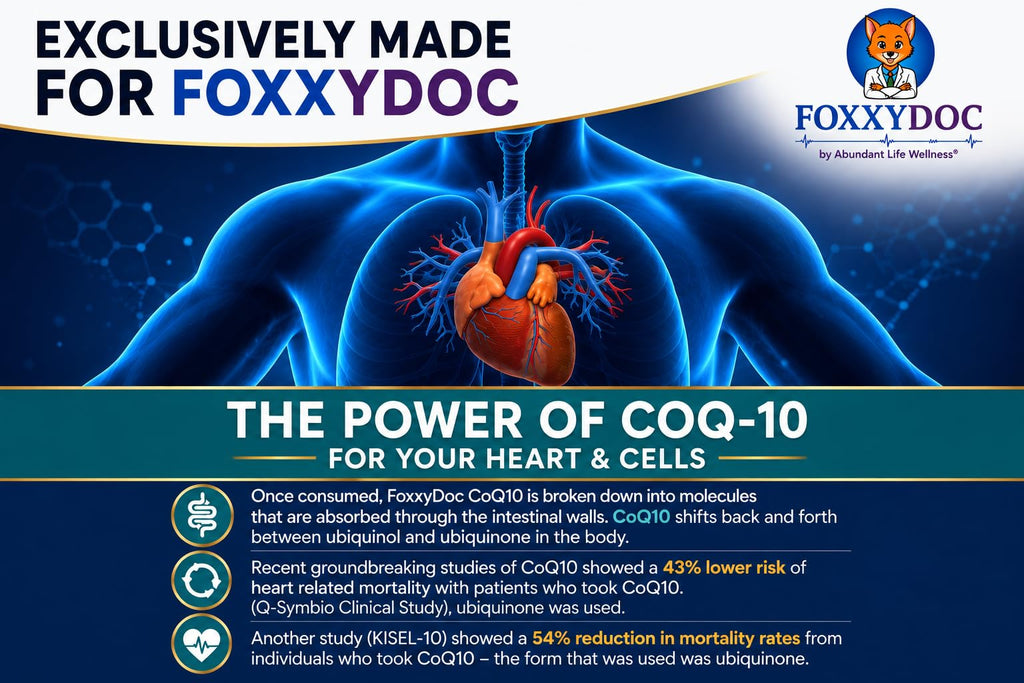 Foxxy Doc coq10 for active lifestyle