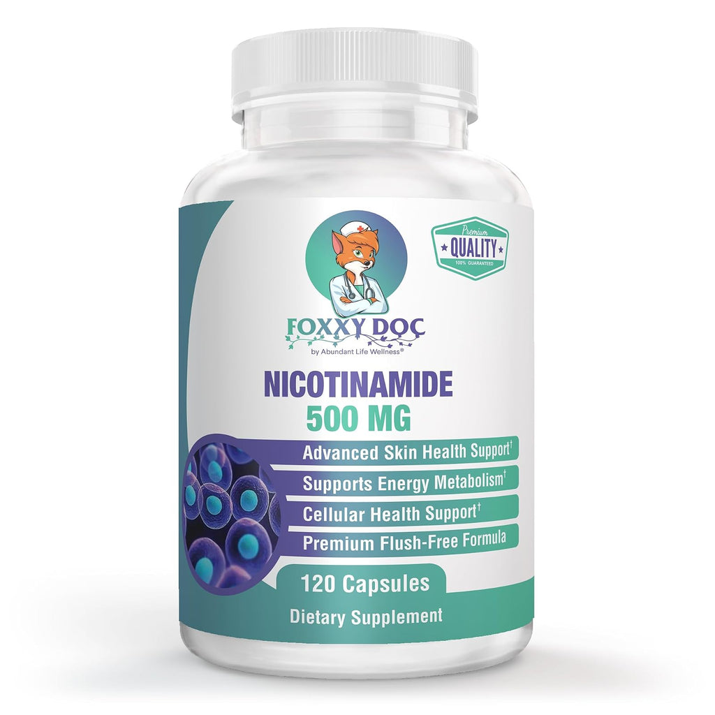 Foxxy Doc Nicotinamide 500 mg veggie caps