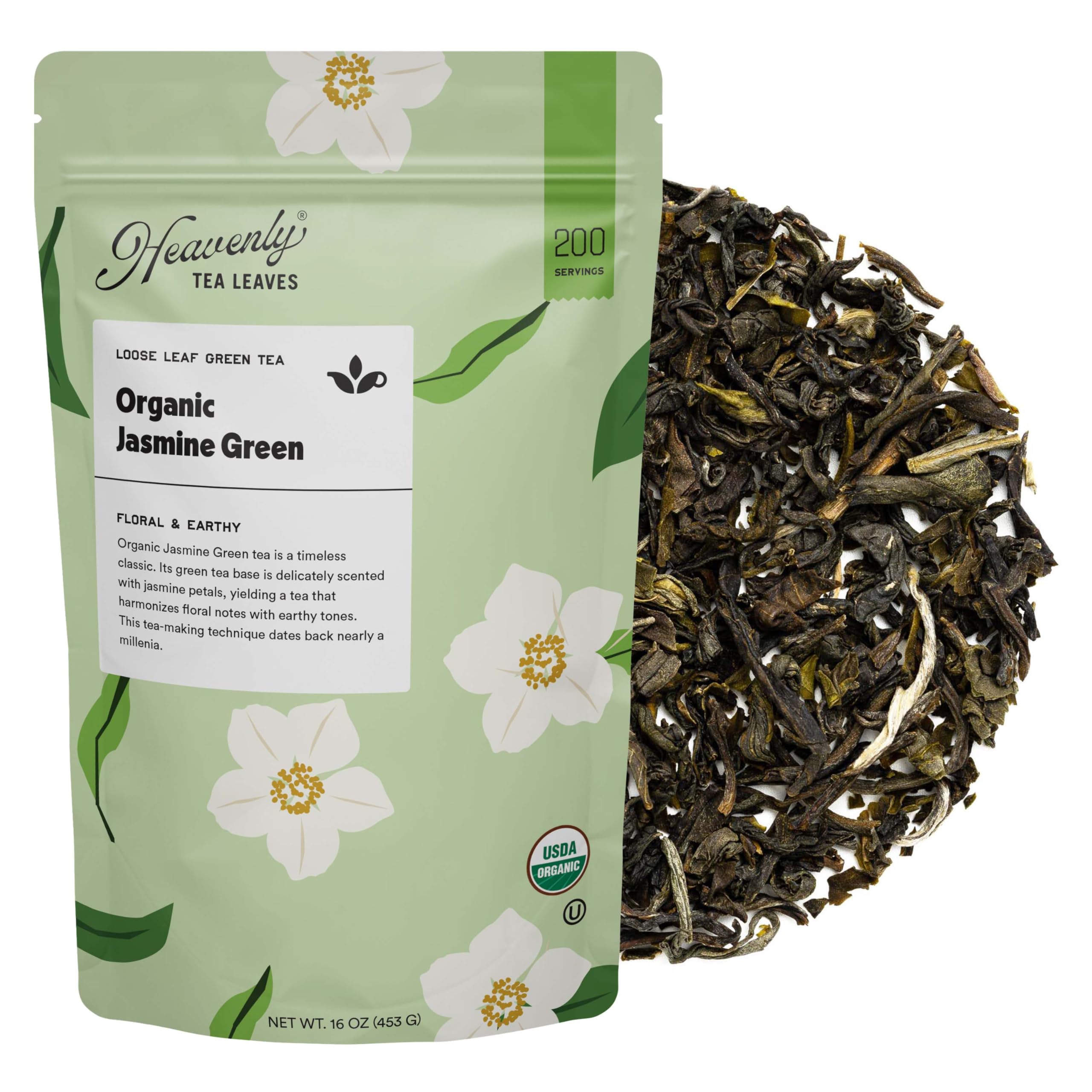 fragrant floral aroma green tea