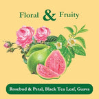 fragrant herbal guava rose tea