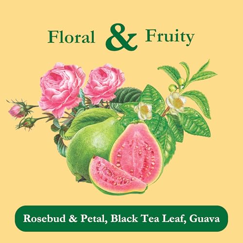 fragrant herbal guava rose tea