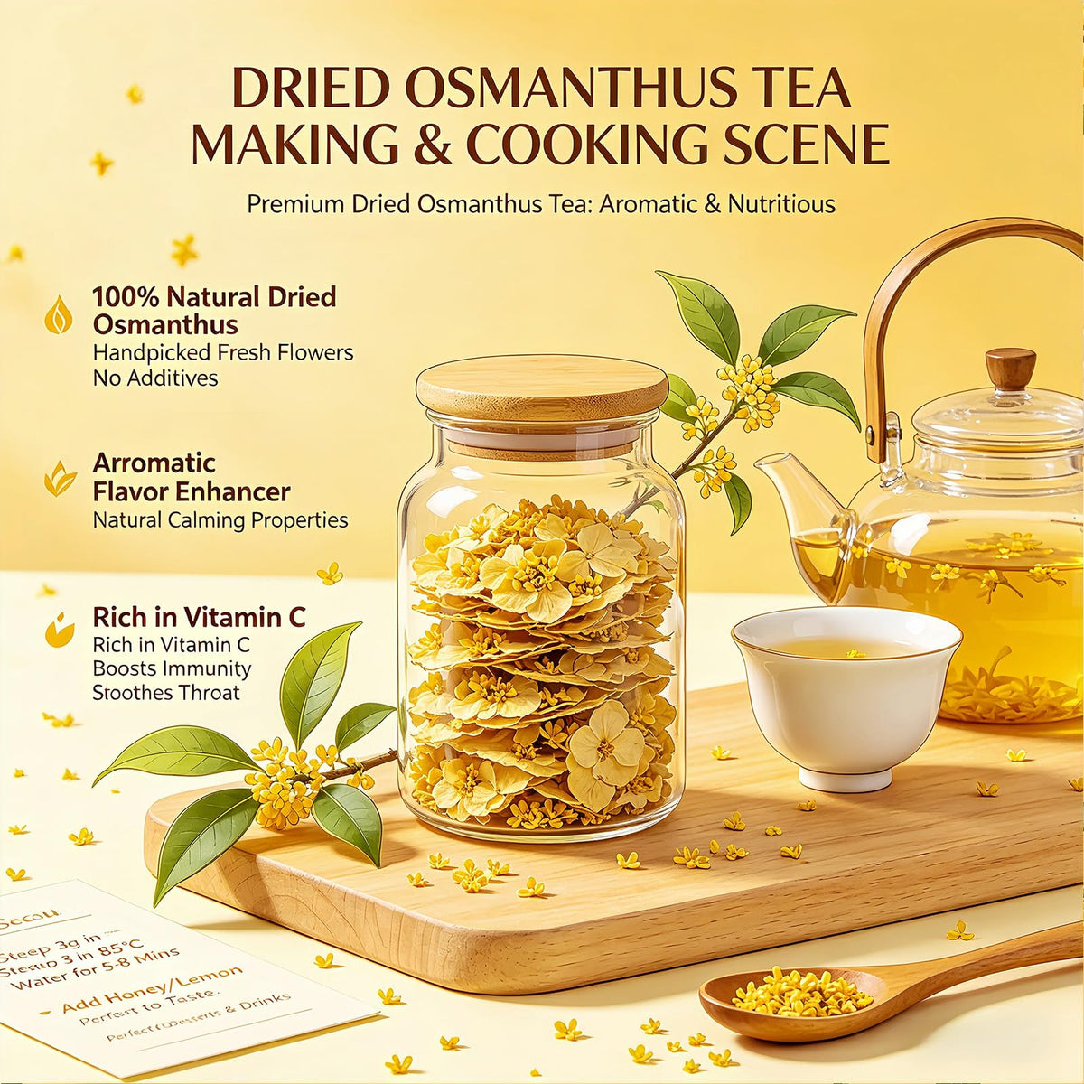 fragrant osmanthus flower tea blend