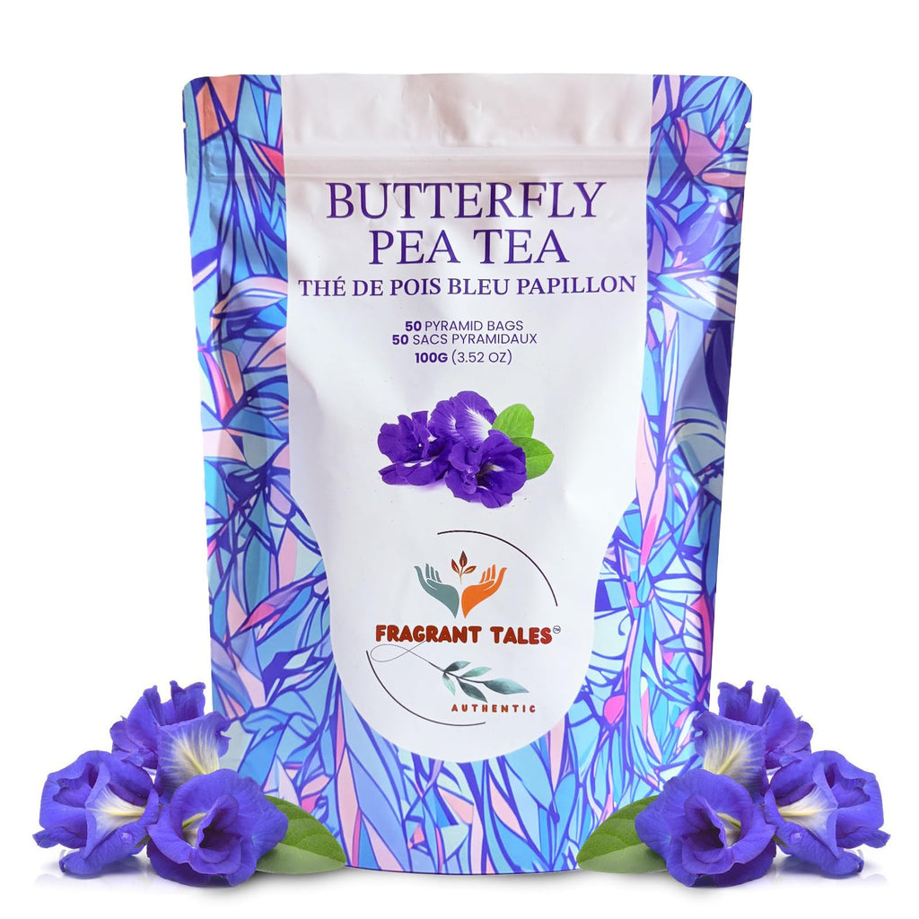 Fragrant Tales blue butterfly pea tea bags