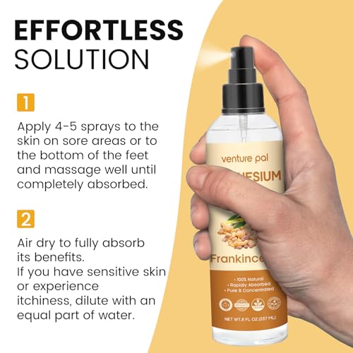 frankincense infused magnesium spray