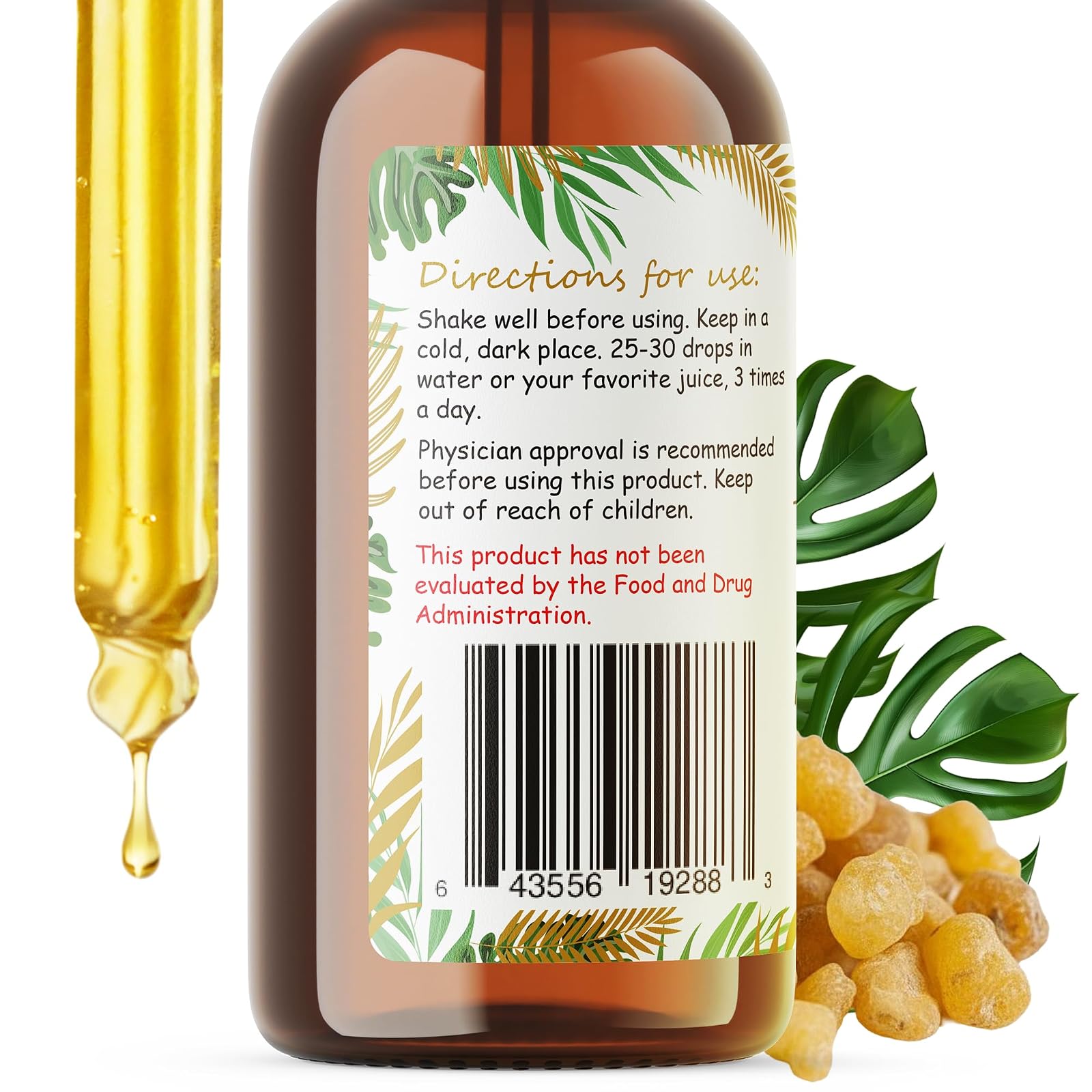 Frankincense tincture for inflammation