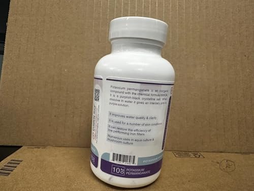 Free flowing potassium permanganate 10 OZ