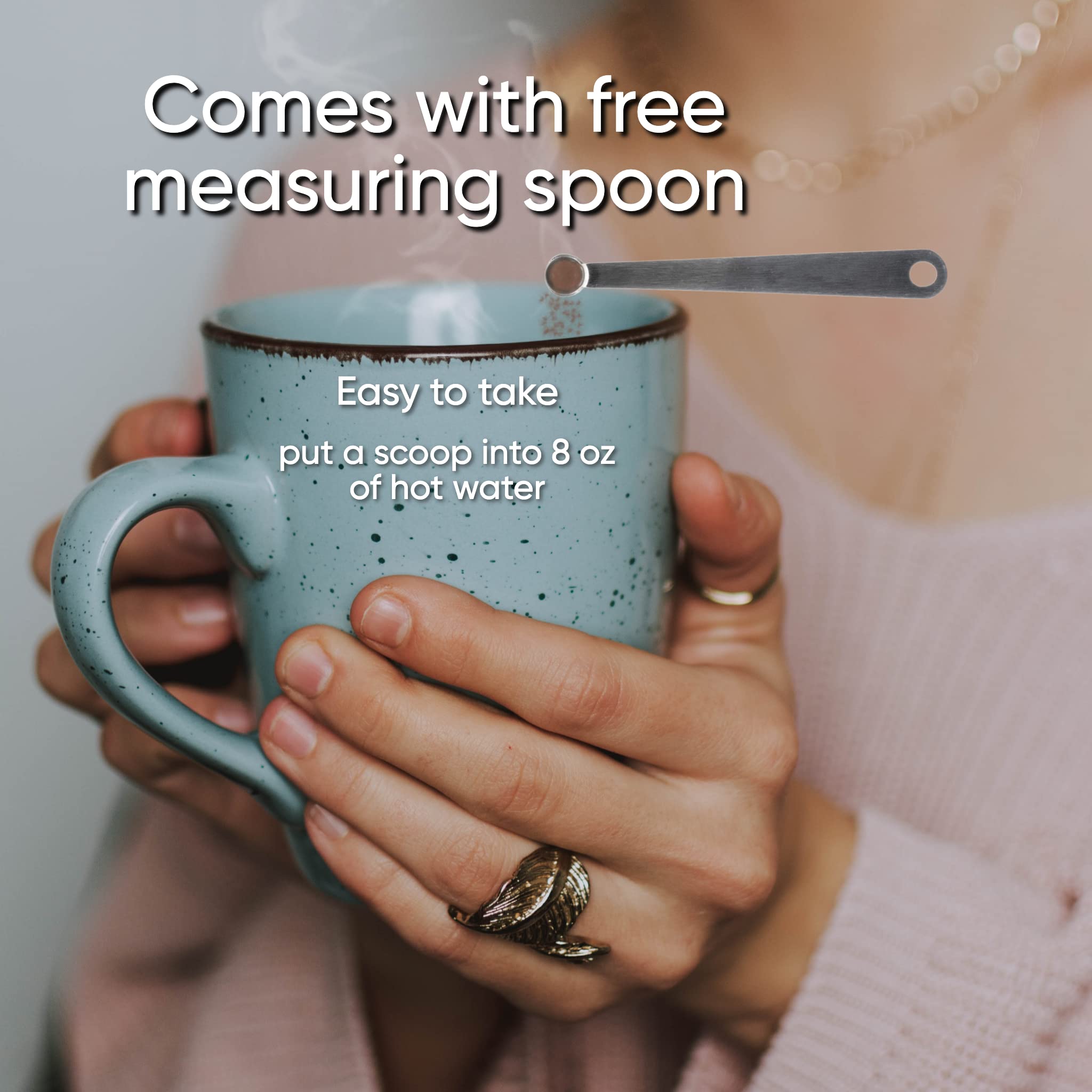 Free measuring spoon included