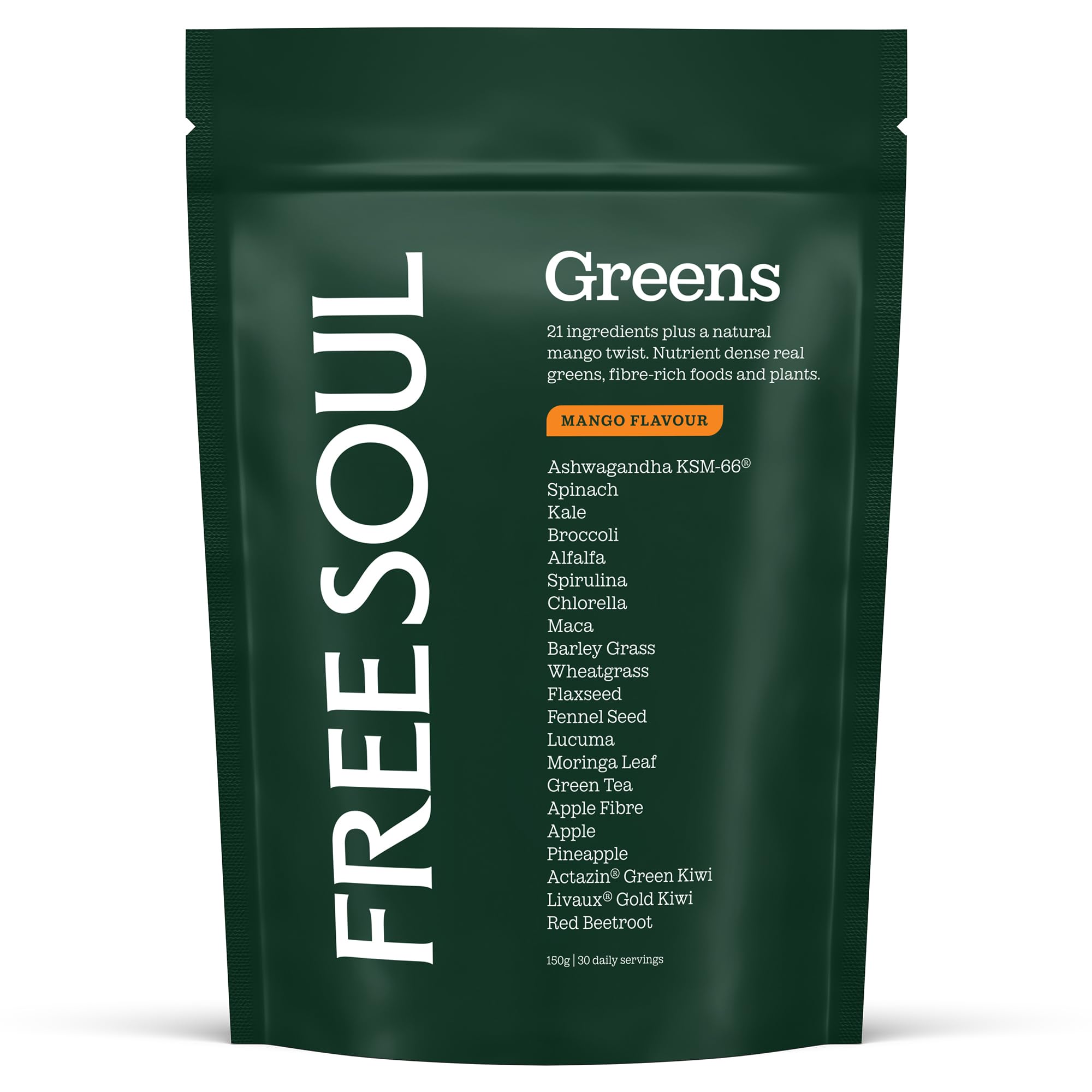 Free Soul Greens digestive health powder