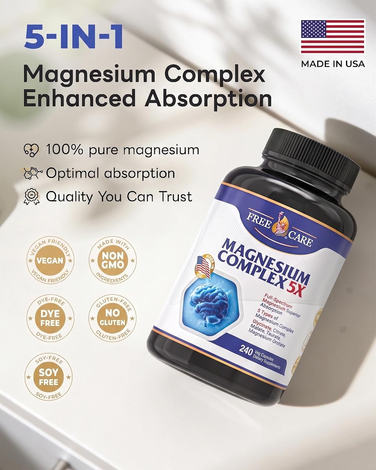 FreeCare magnesium for stress relief