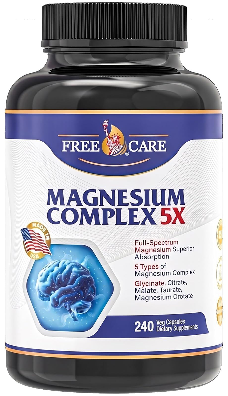 FreeCare magnesium glycinate capsules