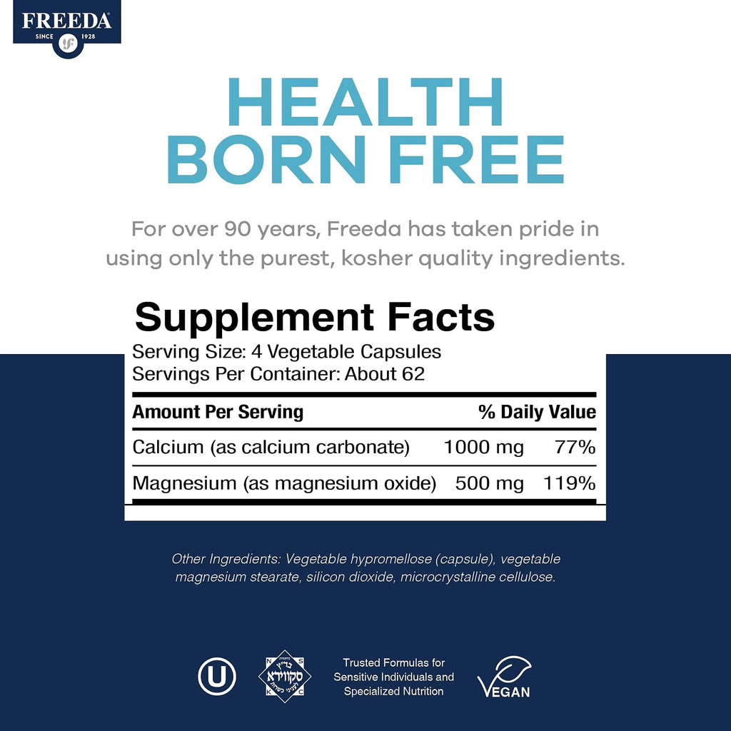 Freeda calcium citrate for strong bones