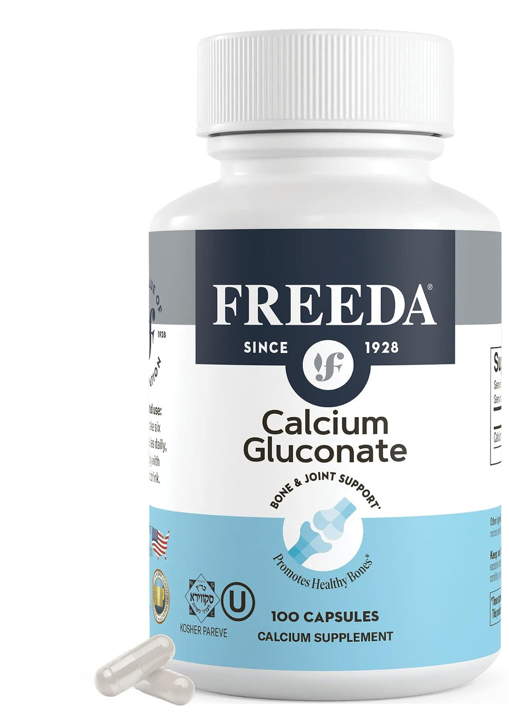 FREEDA Calcium Gluconate 500 mg capsules