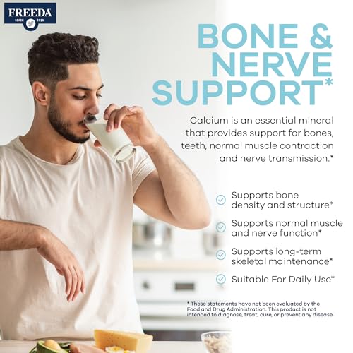 FREEDA Calcium supports bone density
