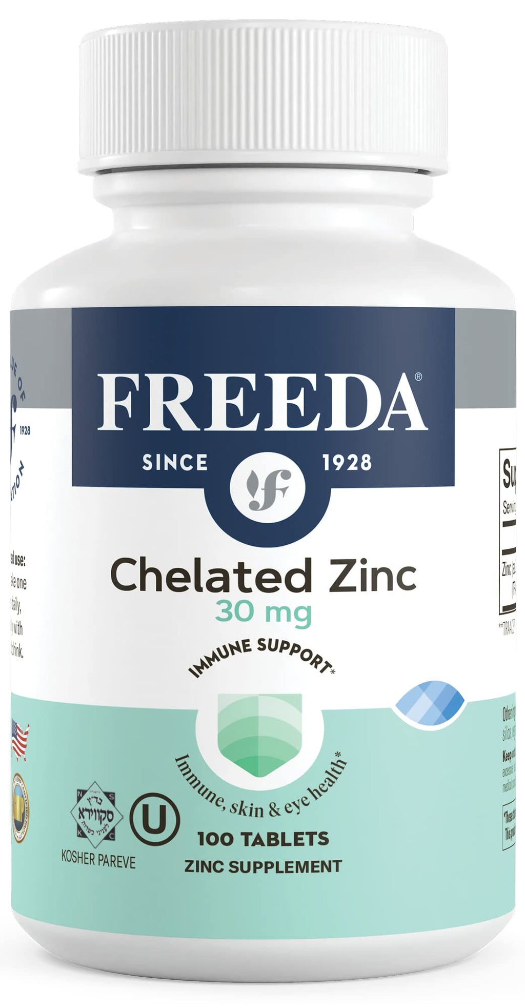 Freeda chelated zinc for immune support