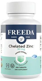Freeda chelated zinc supplement tablets