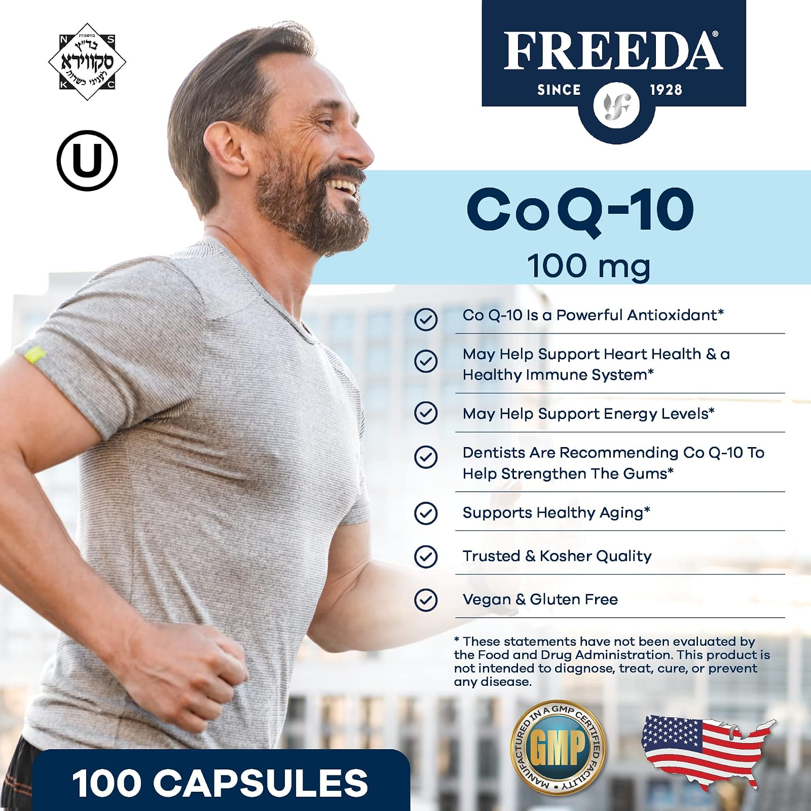 FREEDA CoQ10 capsules for vitality