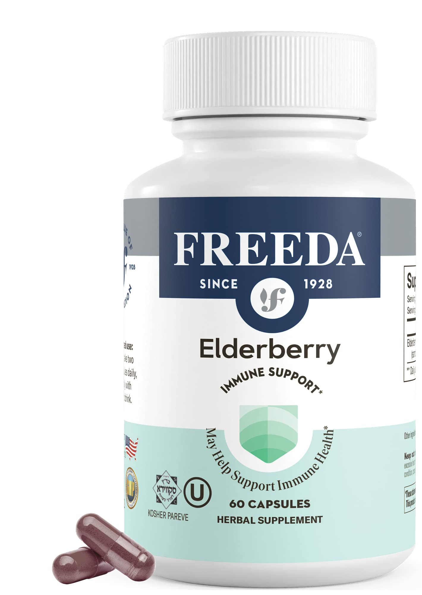 Freeda elderberry capsules for immunity