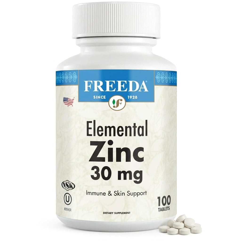 Freeda Elemental Zinc 30 mg tablets