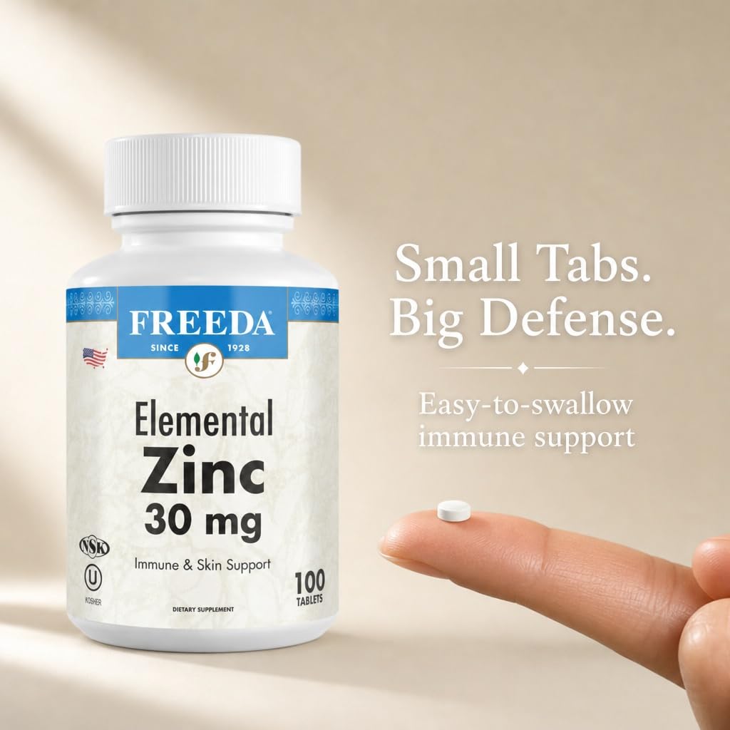 Freeda Elemental Zinc for skin health