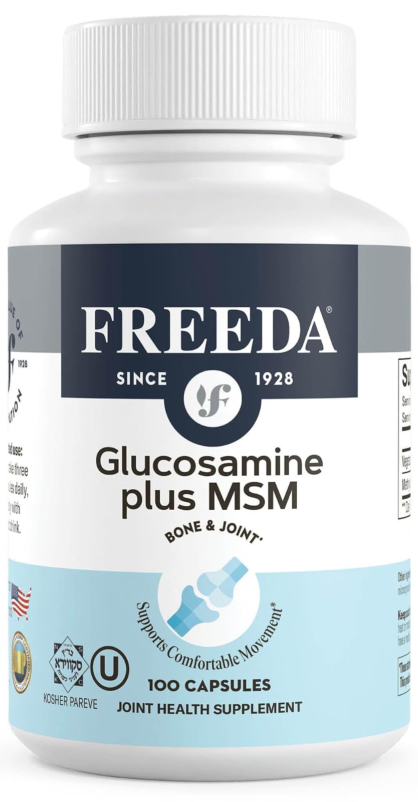 FREEDA glucosamine joint support tablets