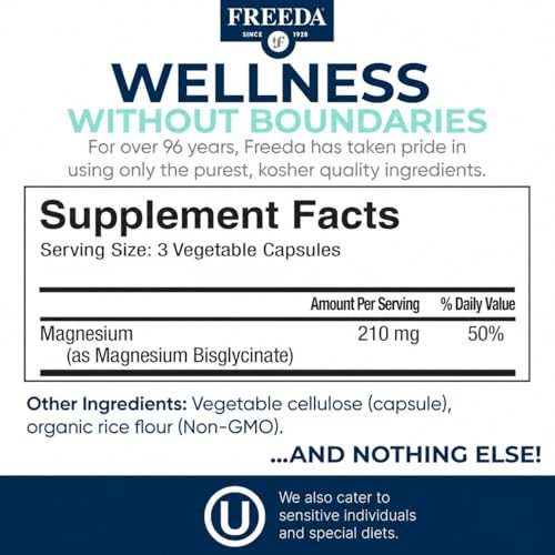 Freeda magnesium for better sleep quality
