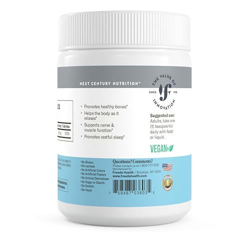 FREEDA magnesium for muscle relaxation