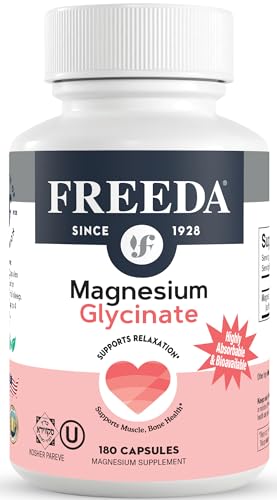 Freeda Magnesium Glycinate capsules for relaxation